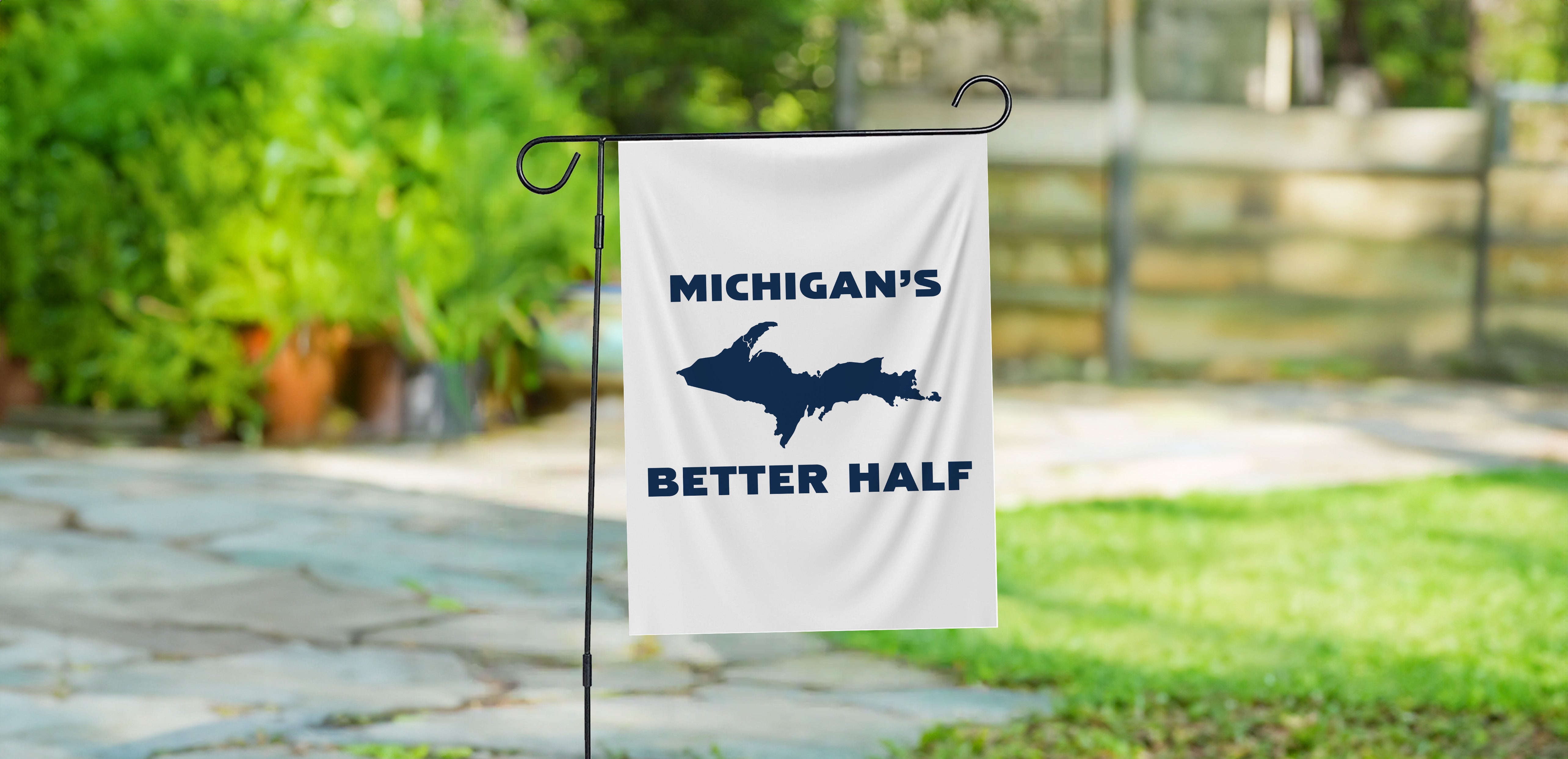 Michigan's Better Half Garden Flag | Upper Peninsula Garden Flag ...
