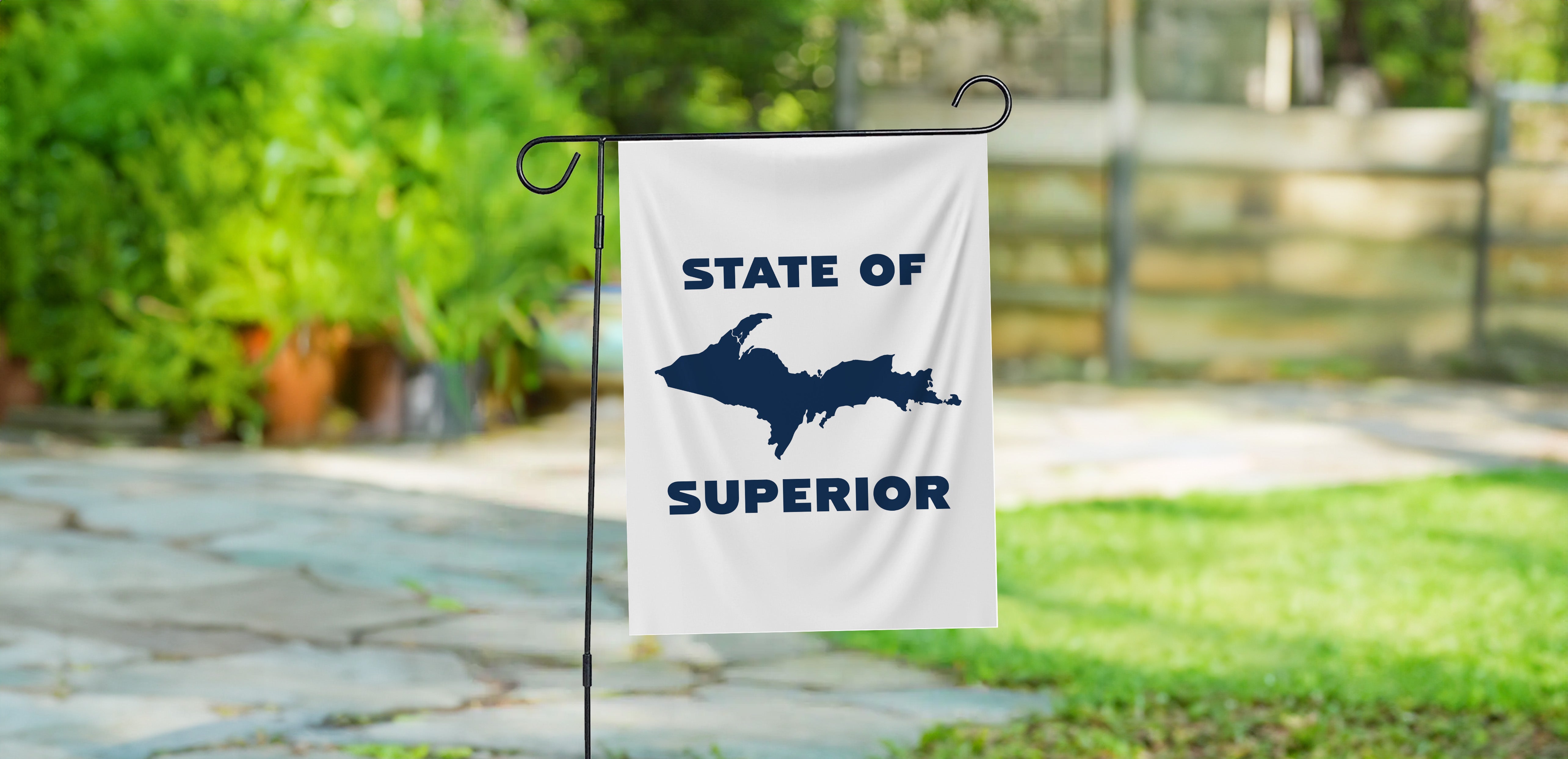 State of Superior Garden Flag | Upper Peninsula Garden Flag – Peninsula ...