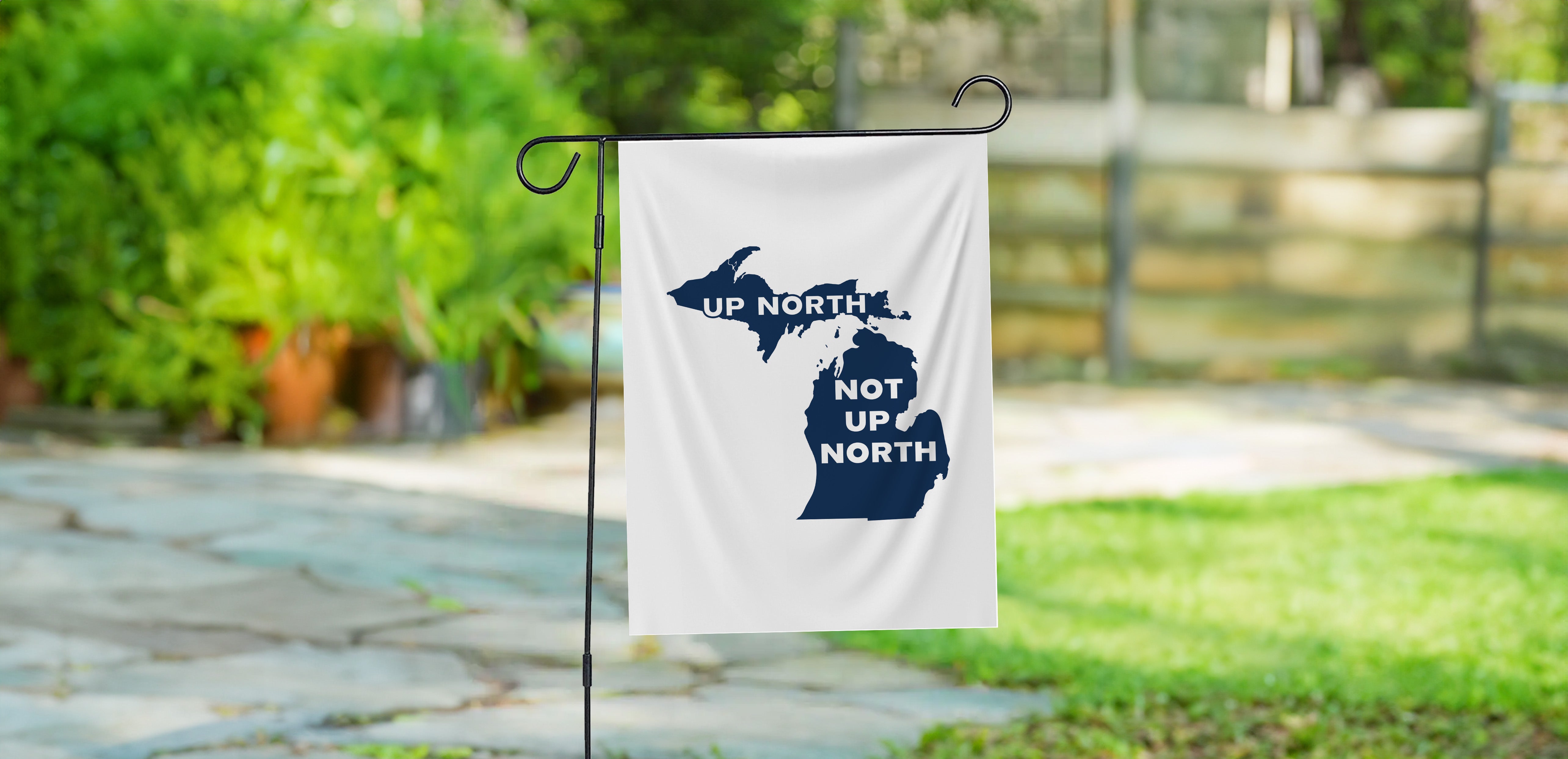 UP North Flag Garden Flag | Upper Peninsula Garden Flag – Peninsula Gear