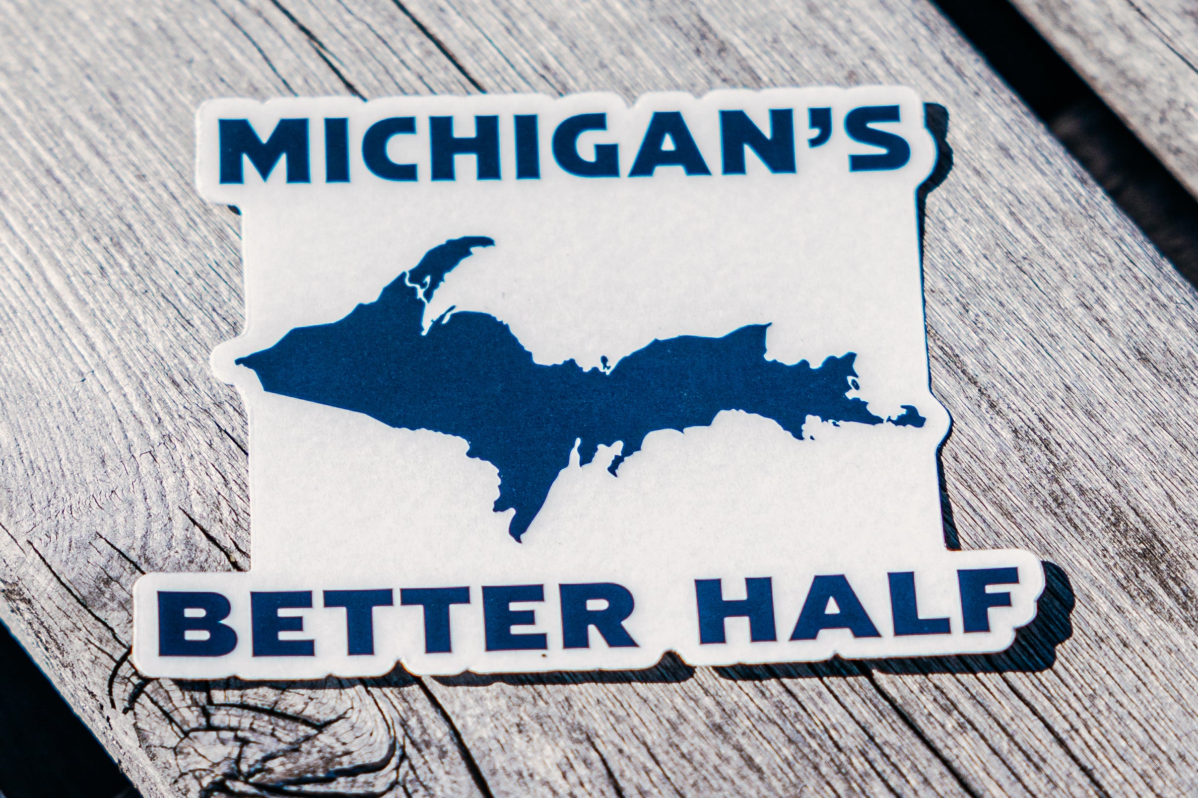Michigan's Better Half Sticker – Peninsula Gear