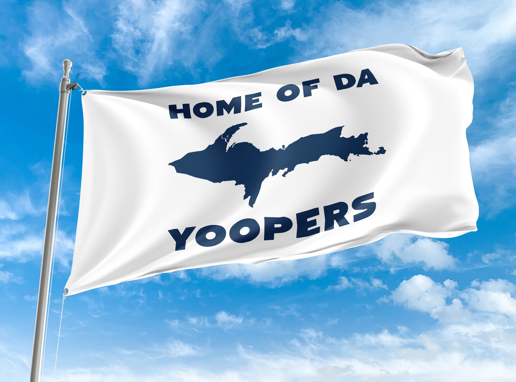 Home of Da Yoopers | Upper Peninsula Flag – Peninsula Gear