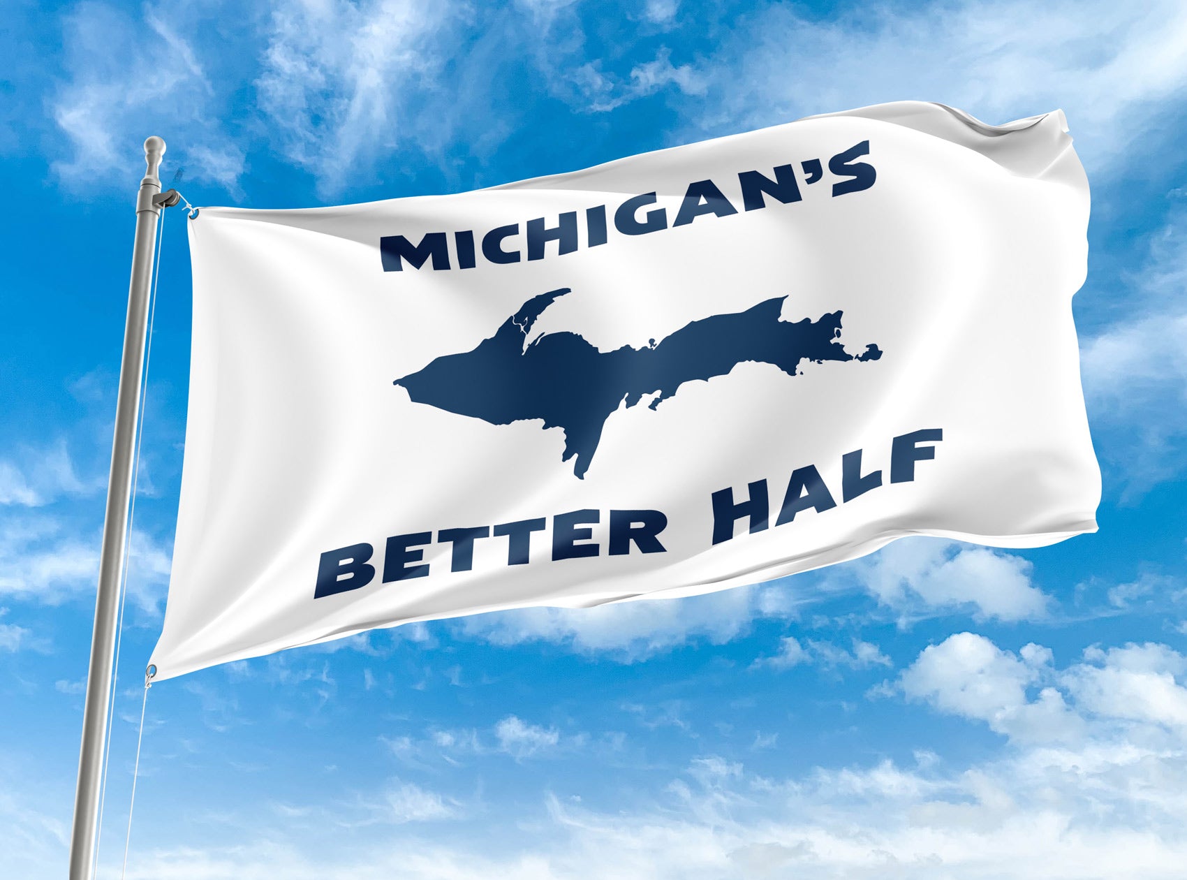 Michigan's Better Half | Upper Peninsula Flag – Peninsula Gear